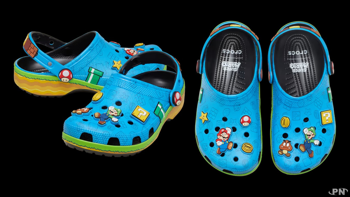 Crocs x Super Mario : une collection de sabots dès le 15 juillet 2026
